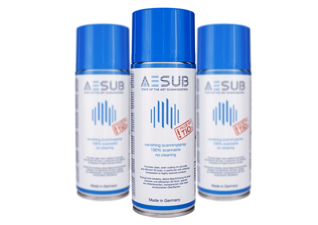 AESUB blue: Vanishing state of the art scanning spray