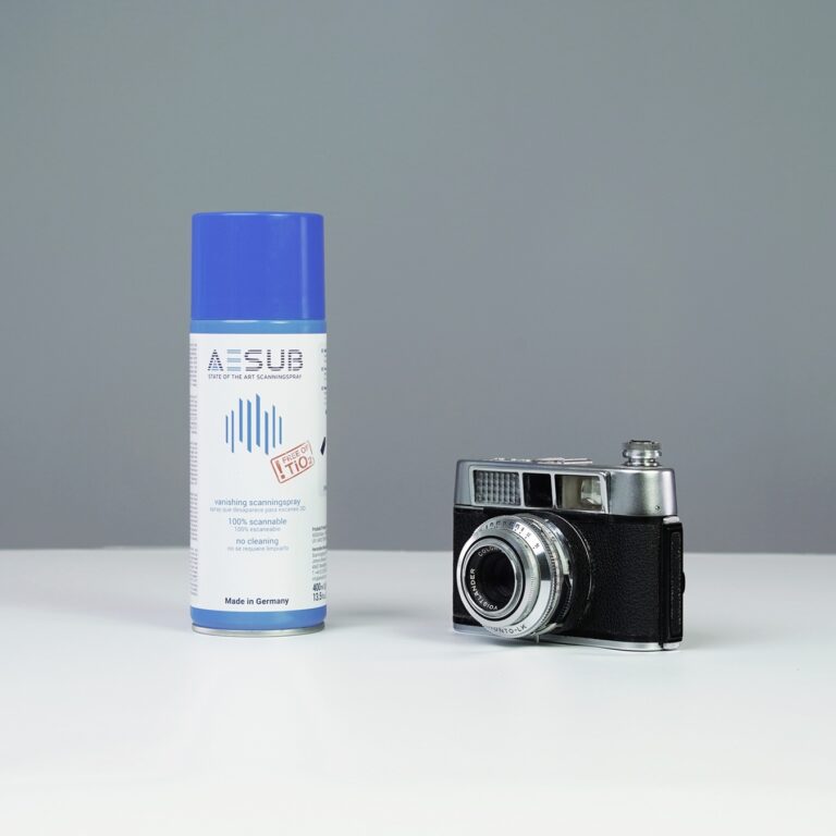 AESUB blue: Vanishing state of the art scanning spray