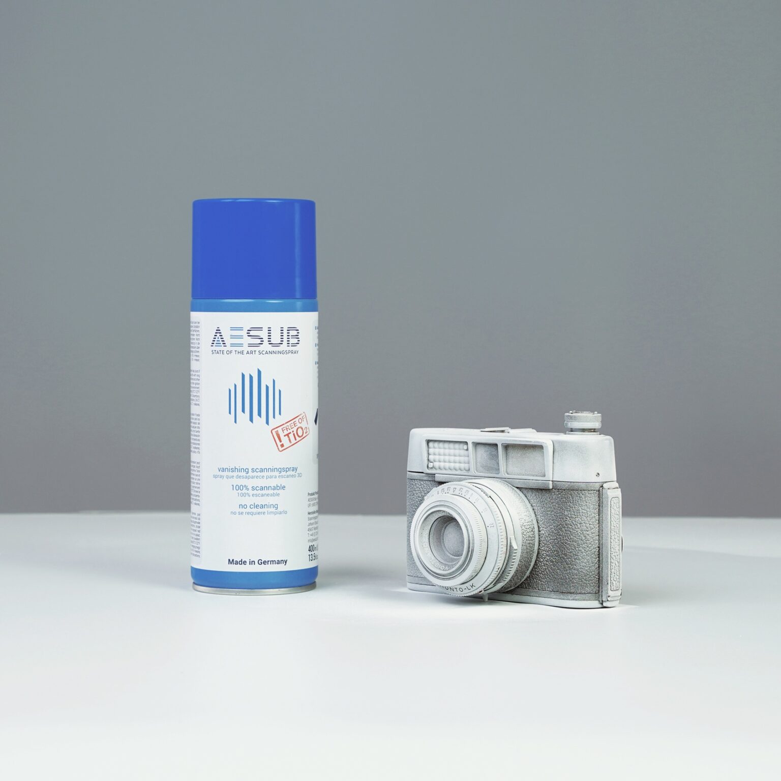 AESUB blue: Vanishing state of the art scanning spray